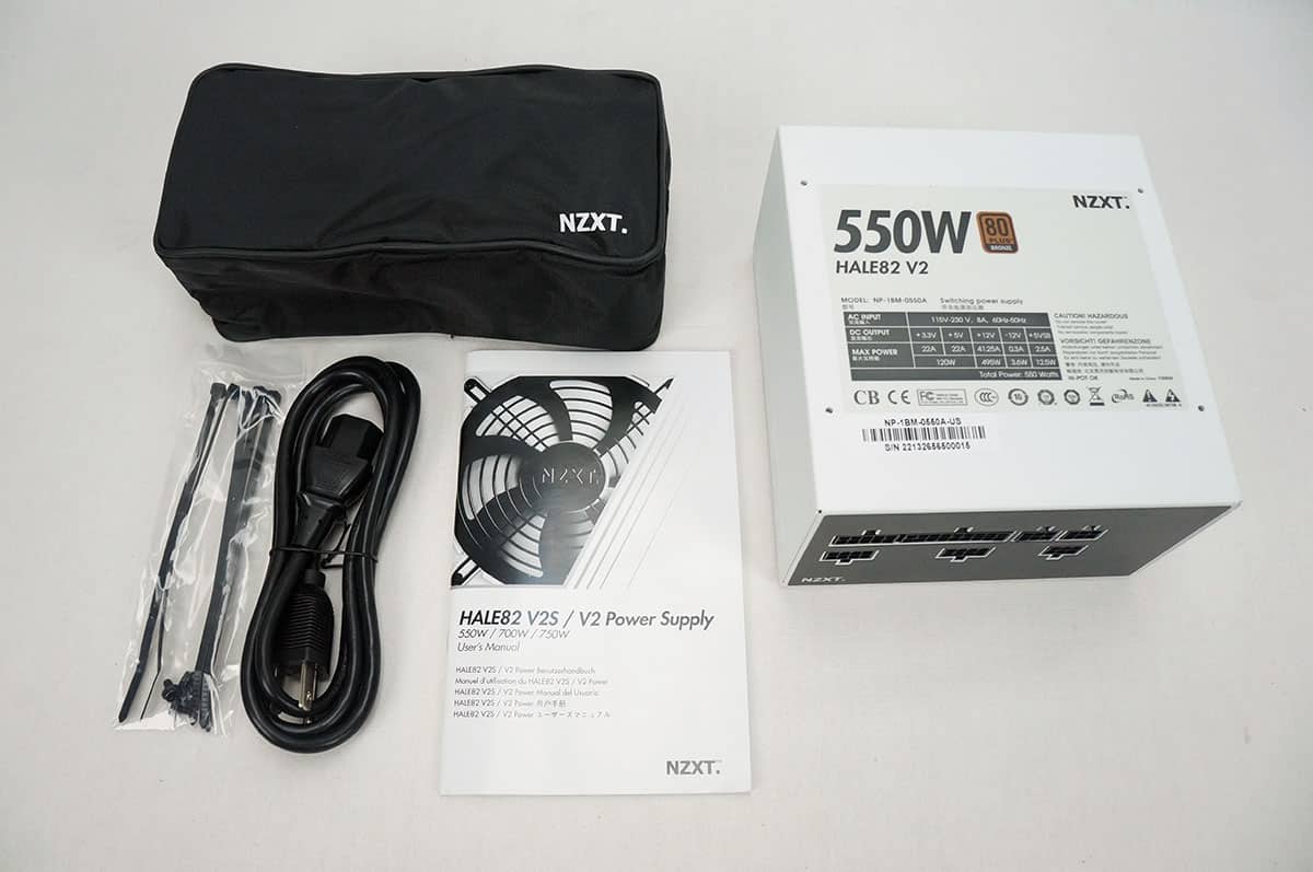 NZXT HALE82 V2 550W Power Supply Review | ThinkComputers.org