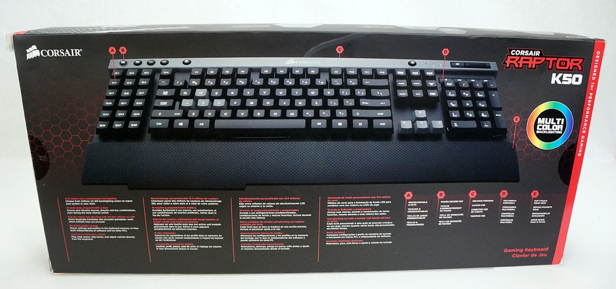 Corsair Raptor K50 Gaming Keyboard Review | ThinkComputers.org