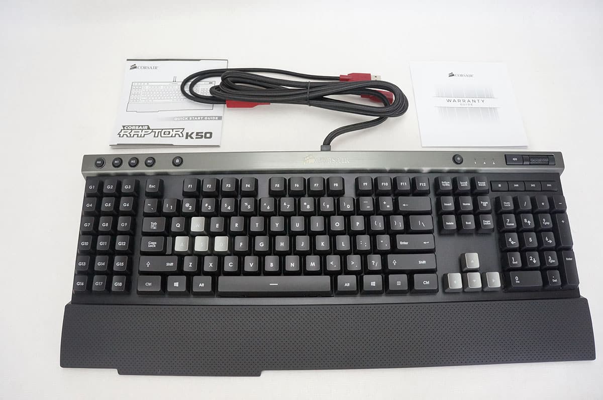 Corsair Raptor K50 Gaming Keyboard Review | ThinkComputers.org