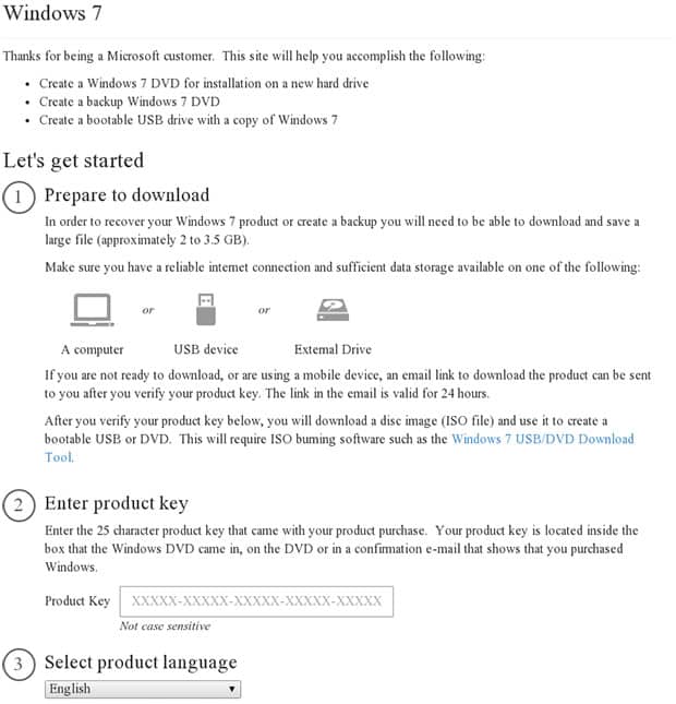 Microsoft Finally Allows Customers To Legally Download Windows 7 ISOs ...