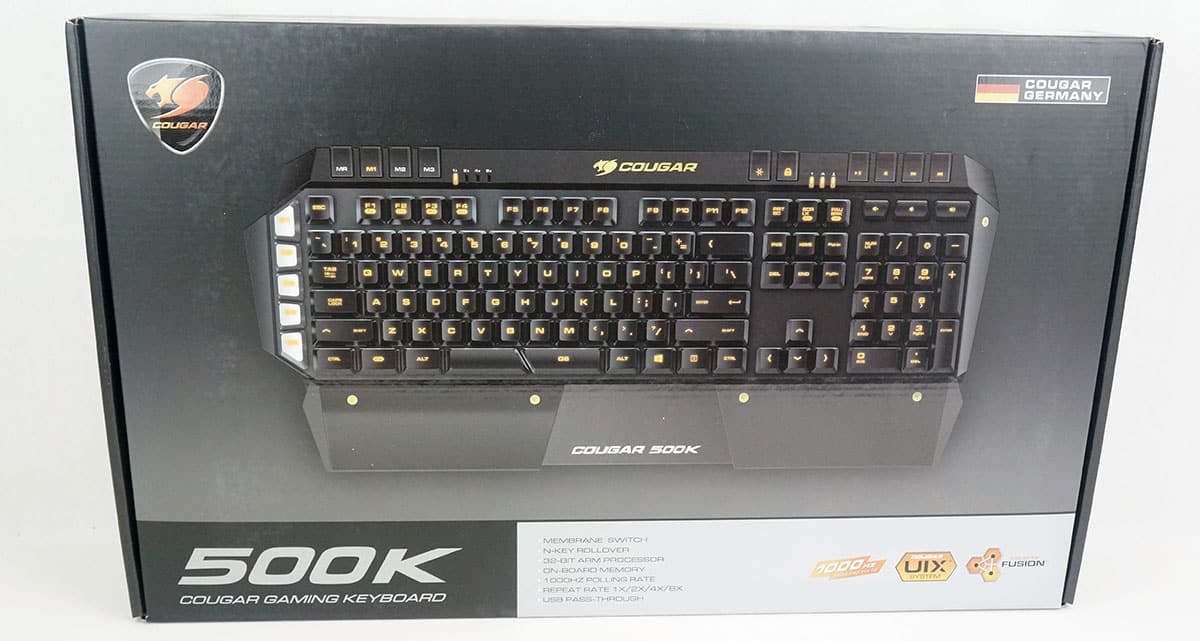 Cougar 500K Gaming Keyboard Review | ThinkComputers.org
