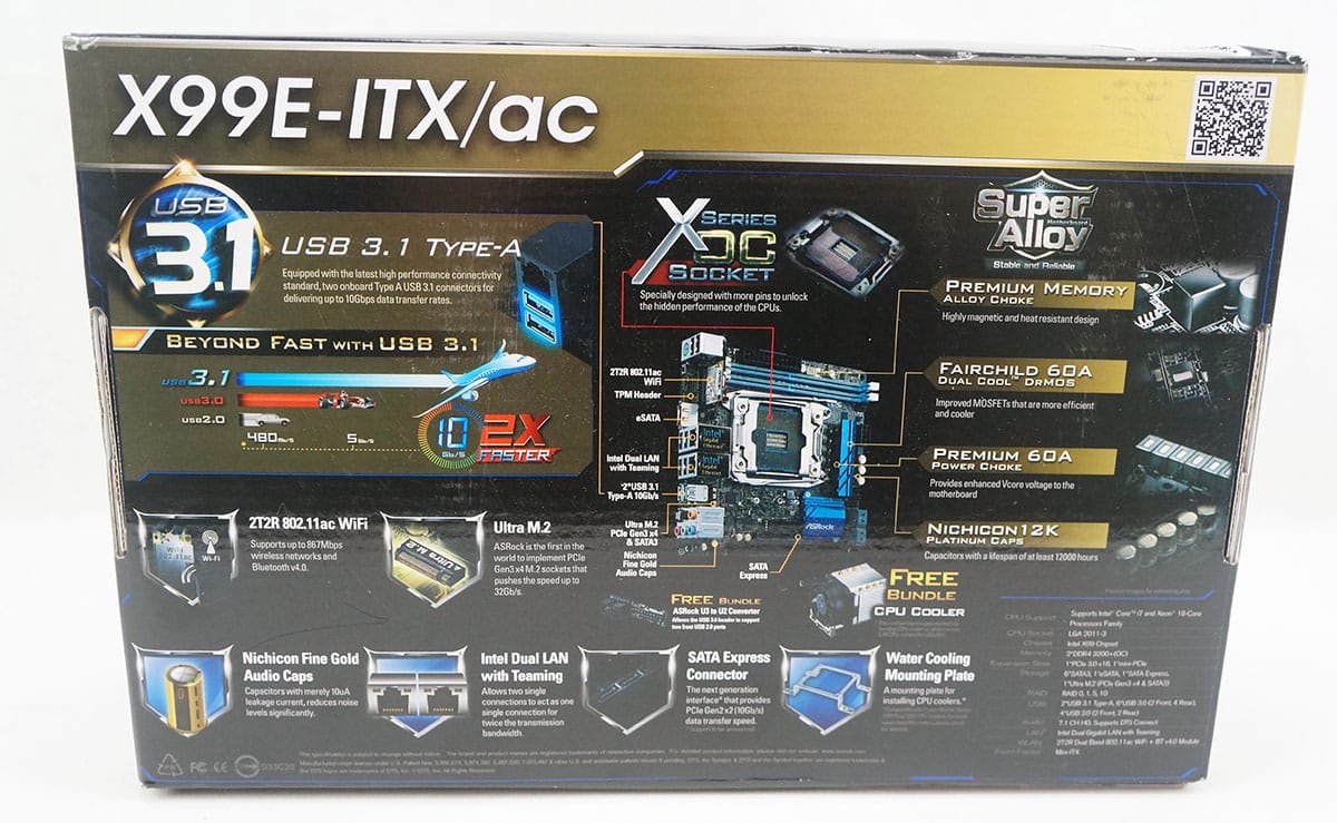 ASRock X99E-ITX/ac Motherboard Review | ThinkComputers.org