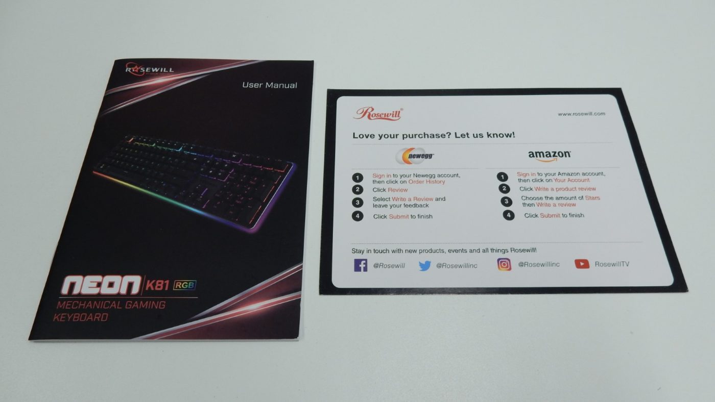 Rosewill NEON K81 RGB Gaming Keyboard Review | ThinkComputers.org
