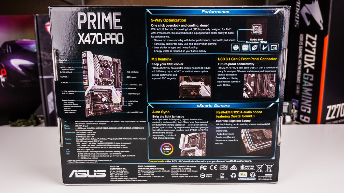 ASUS Prime X470-PRO Motherboard Review | ThinkComputers.org