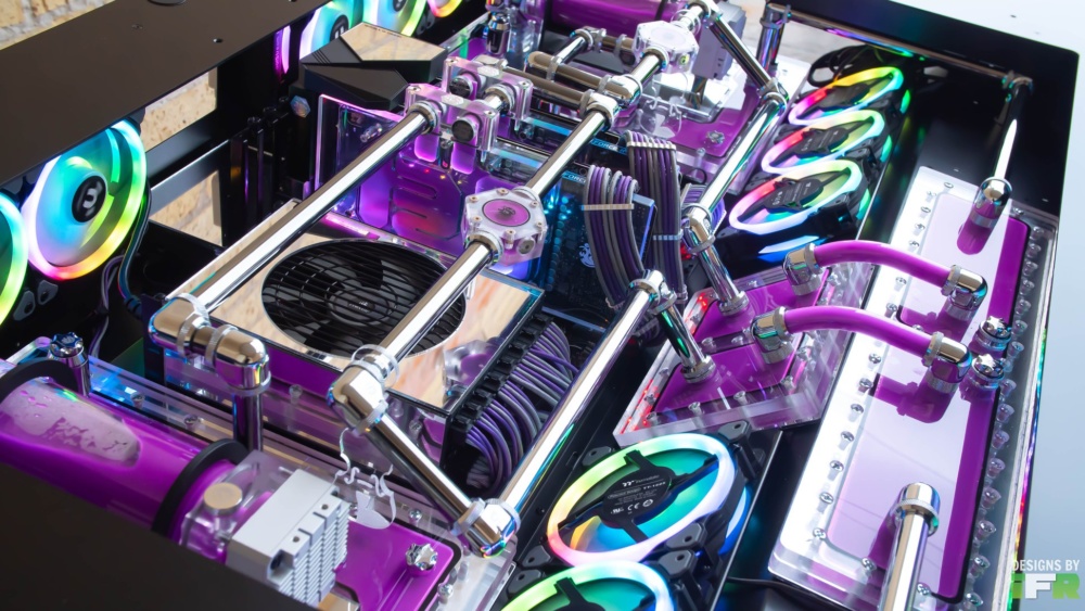 Case Mod Friday: $13,000 ULTIMATE Custom Water Cooled Desk ...