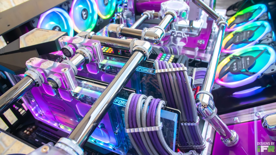 Case Mod Friday: $13,000 ULTIMATE Custom Water Cooled Desk ...
