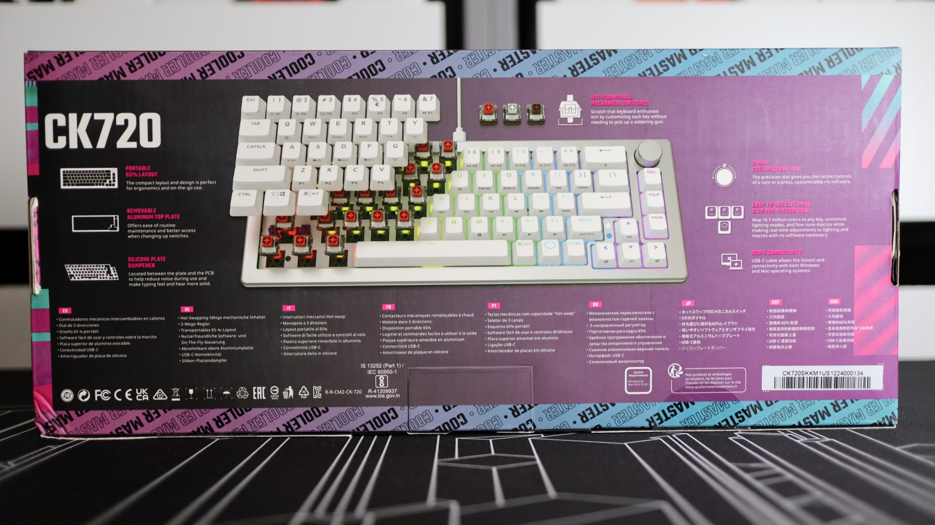 Cooler Master CK720 65% Gaming Keyboard Review | ThinkComputers.org