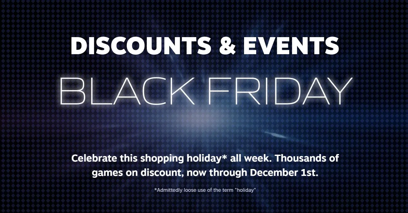 Steam's First-Ever Black Friday Sale Arrives with Unprecedented ...